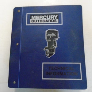 Mercury Outboards Technical Information Service Bulletins & - Etsy