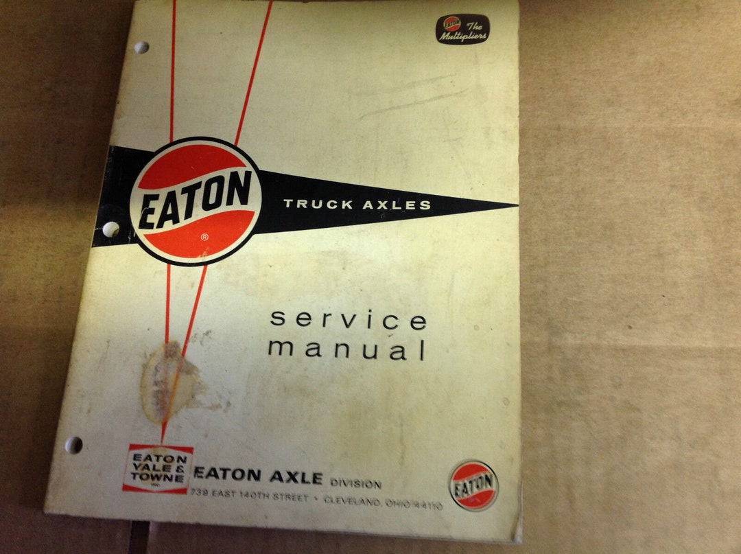Eaton Truck Axles Shop Service Repair Manual Oem Book Factory X - Etsy