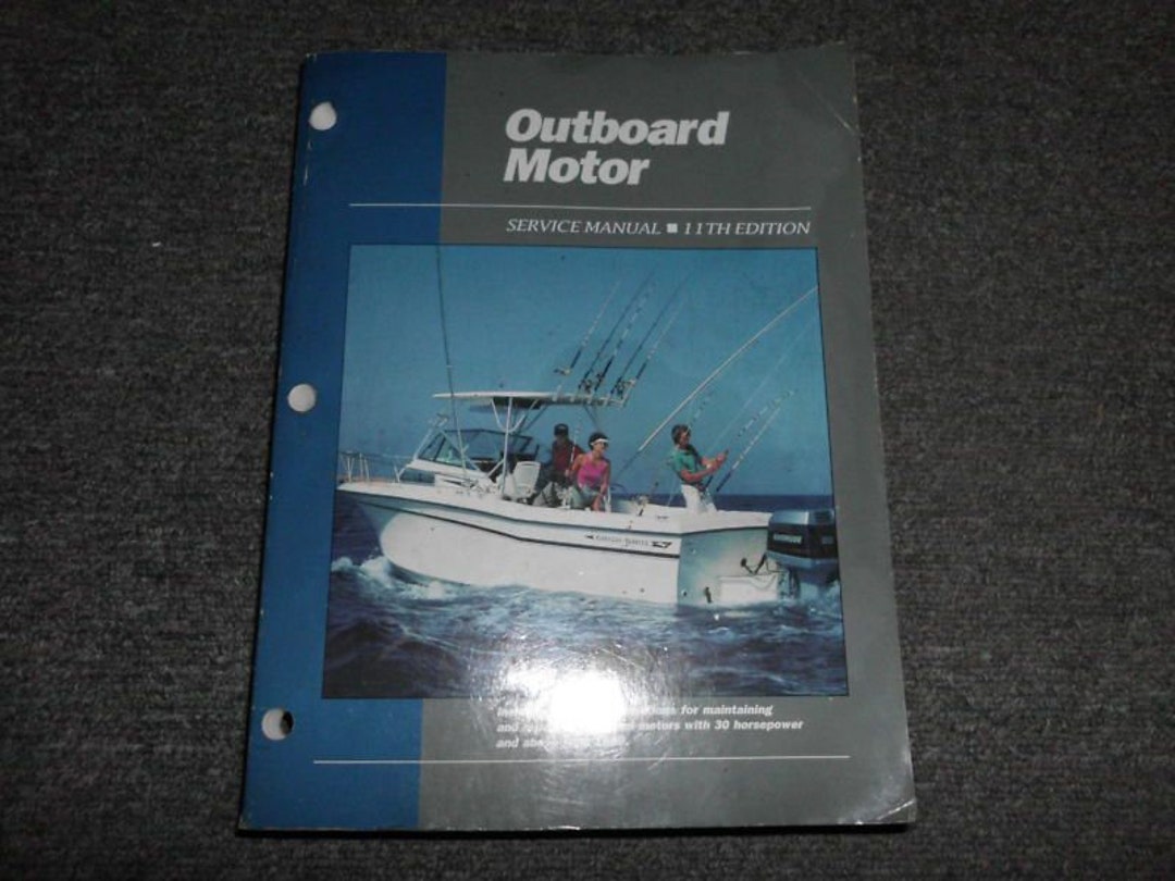 Intertec Vol 2 11th Ed. Service Manual 1969-1989 30 HP+ - Etsy