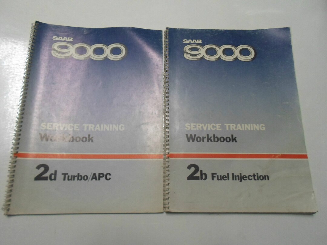 1970s 80s Saab 9000 Fuel Injection Turbo Service Training Workbook ...