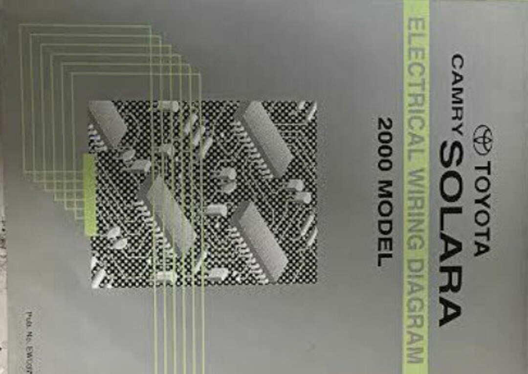 2000 Toyota Solara Electrical Wiring Diagram Manual EWD OEM - Etsy