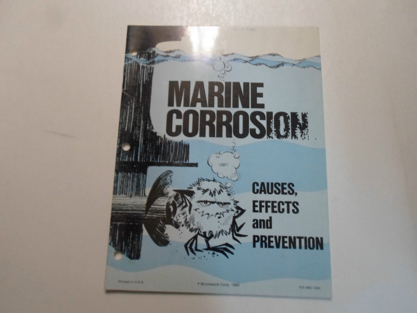 1986 Marine Corrosion Causes Effects & Prevention Manual Writing on ...