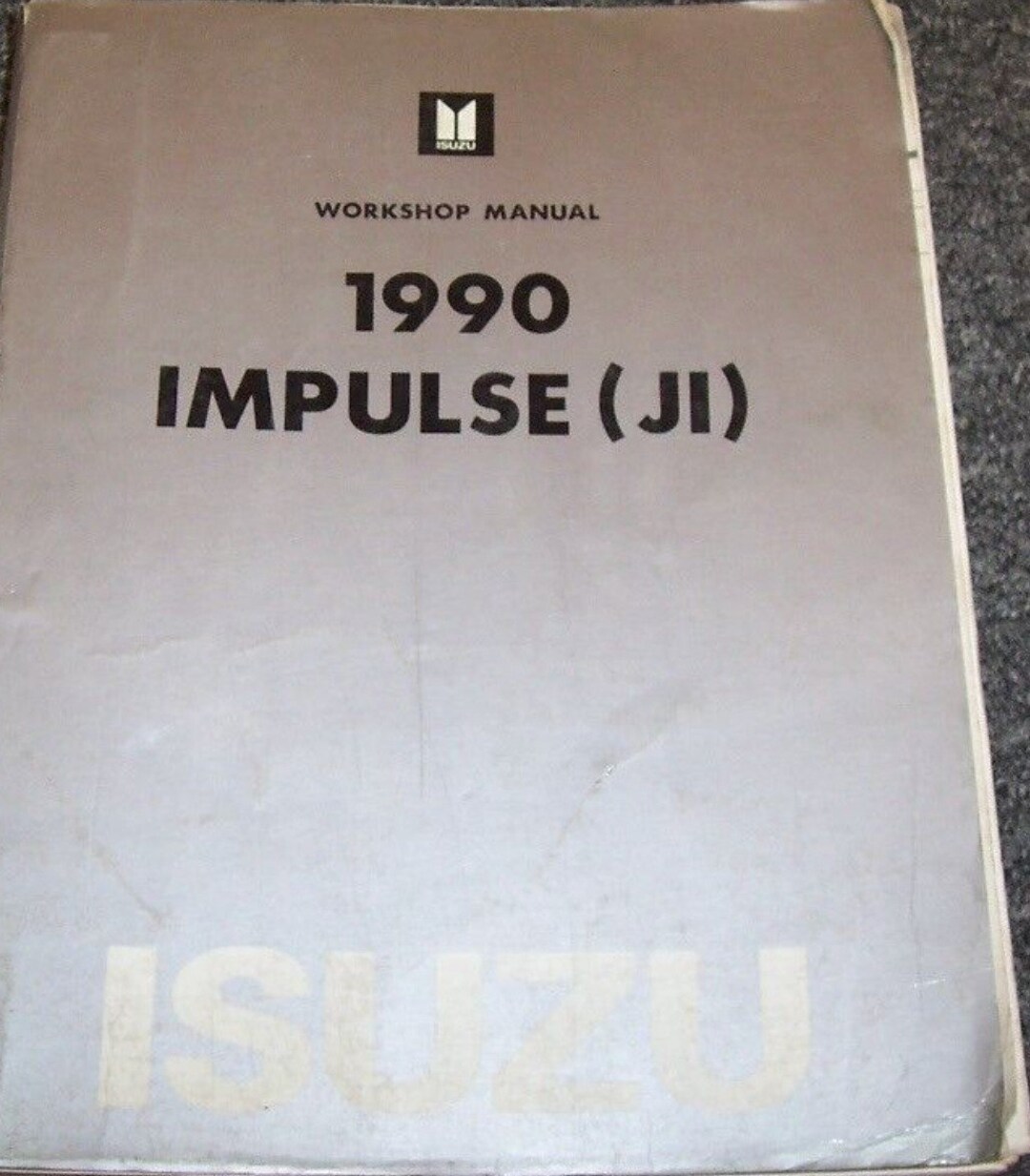 1990 Isuzu Impulse (JI Service Repair Shop Workshop Manual OEM - Etsy