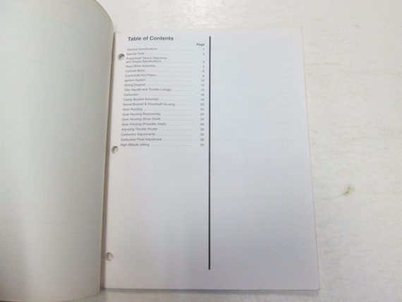 Force Outboards 25 Hp Force New Model Service Manual … - Gem