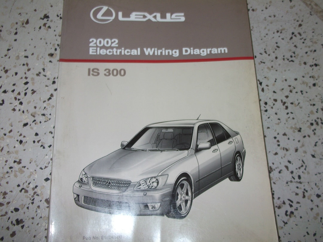 2002 Lexus IS300 IS 300 Electrical Wiring Diagram Service Shop Repair ...