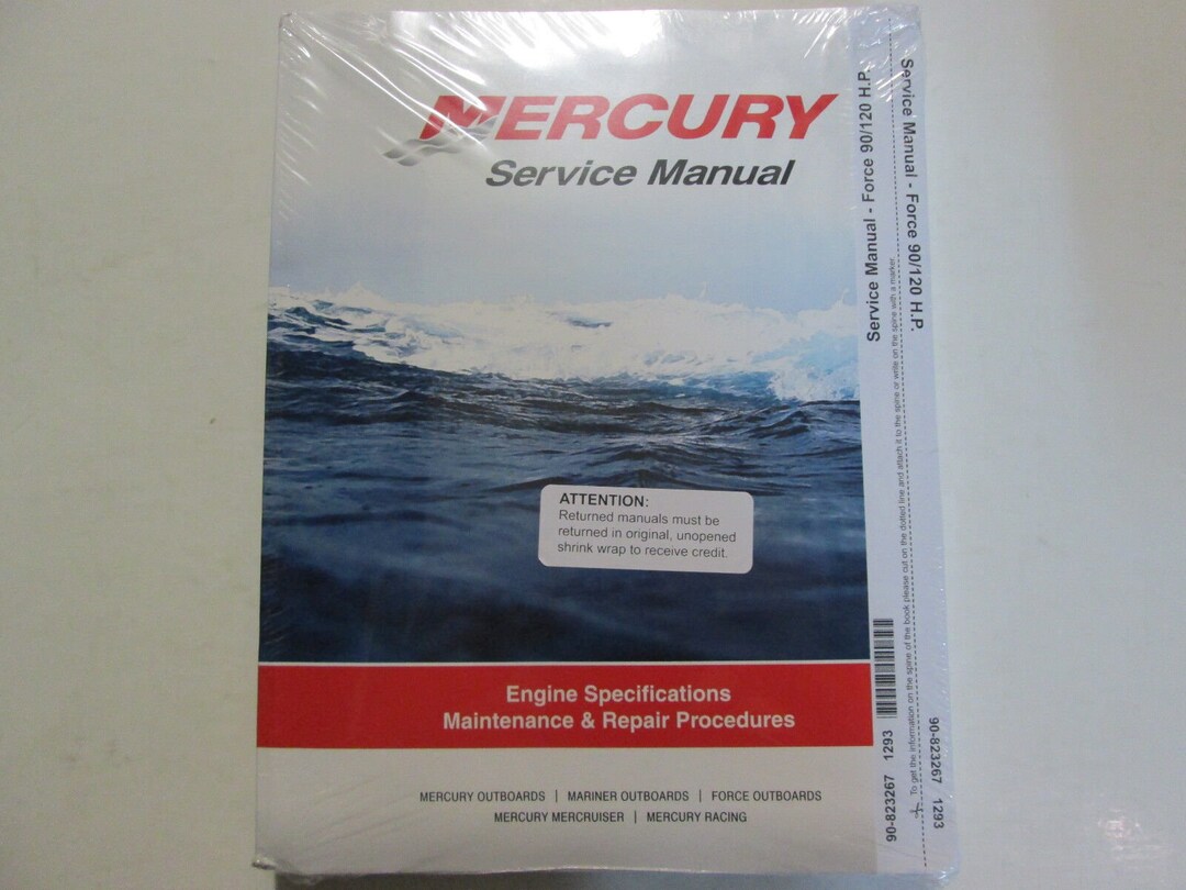 1992 Force Outboards 90/120 HP Models Service Manual 90-823267 Boat US ...