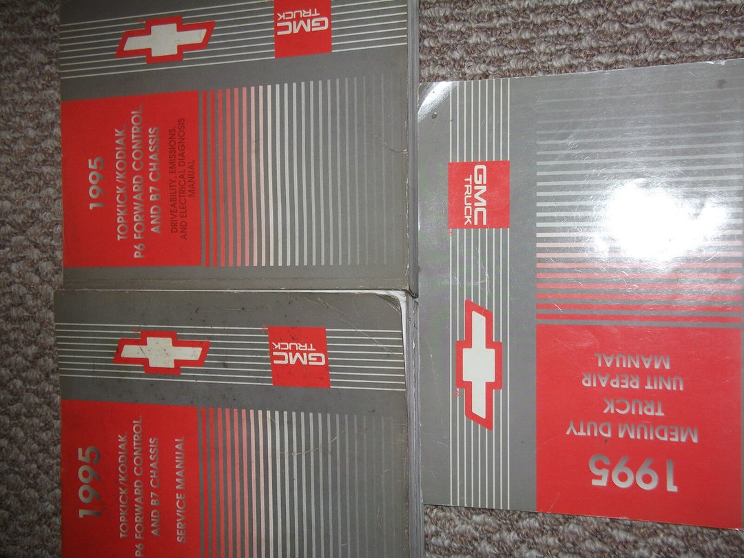 1995 Chevy GMC Topkick Kodiak Truck P6 Motorhome B7 Bus Service Shop ...