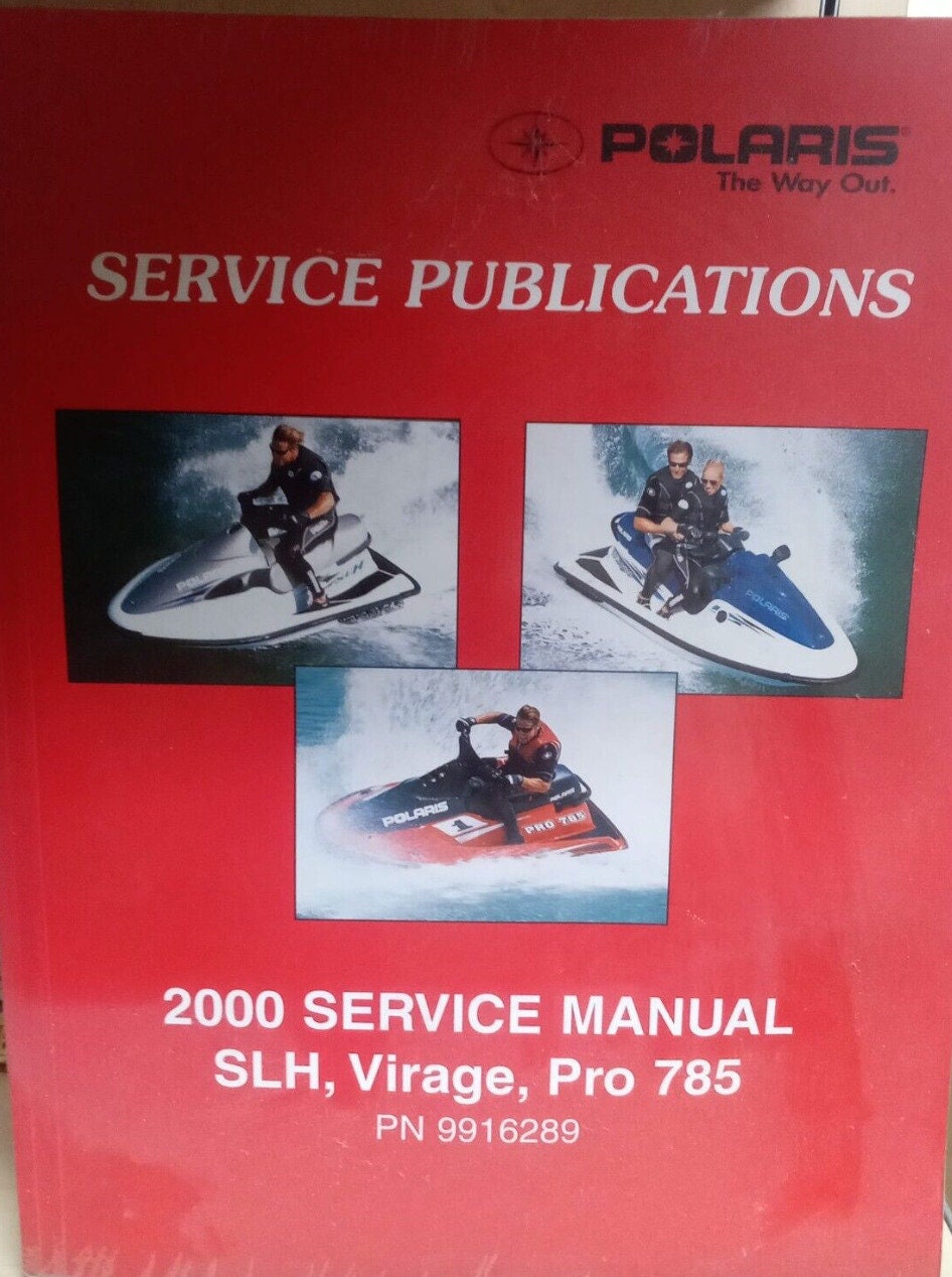 2000 Polaris Slh Virage Pro 785 Shop Repair Service Manual Oem 9916289 ...