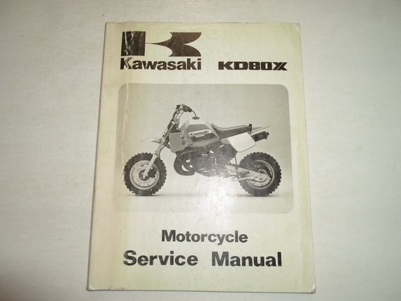 1988 Kawasaki KD80X Motorcycle Service Shop Repair Wo… - Gem