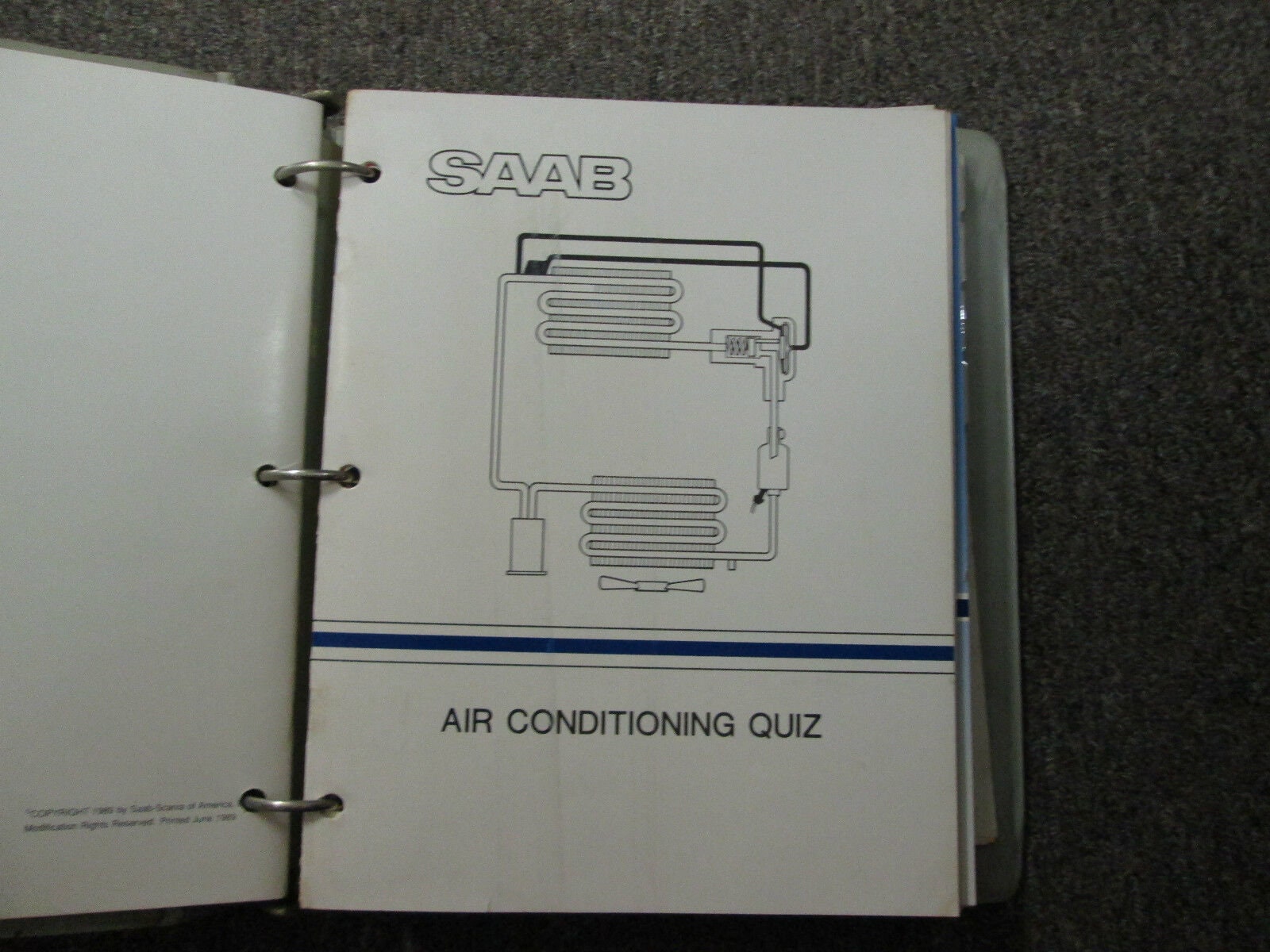 1980s 90s Saab 900 Wiring Color Code Wiring Diagram Electrical Manual ...
