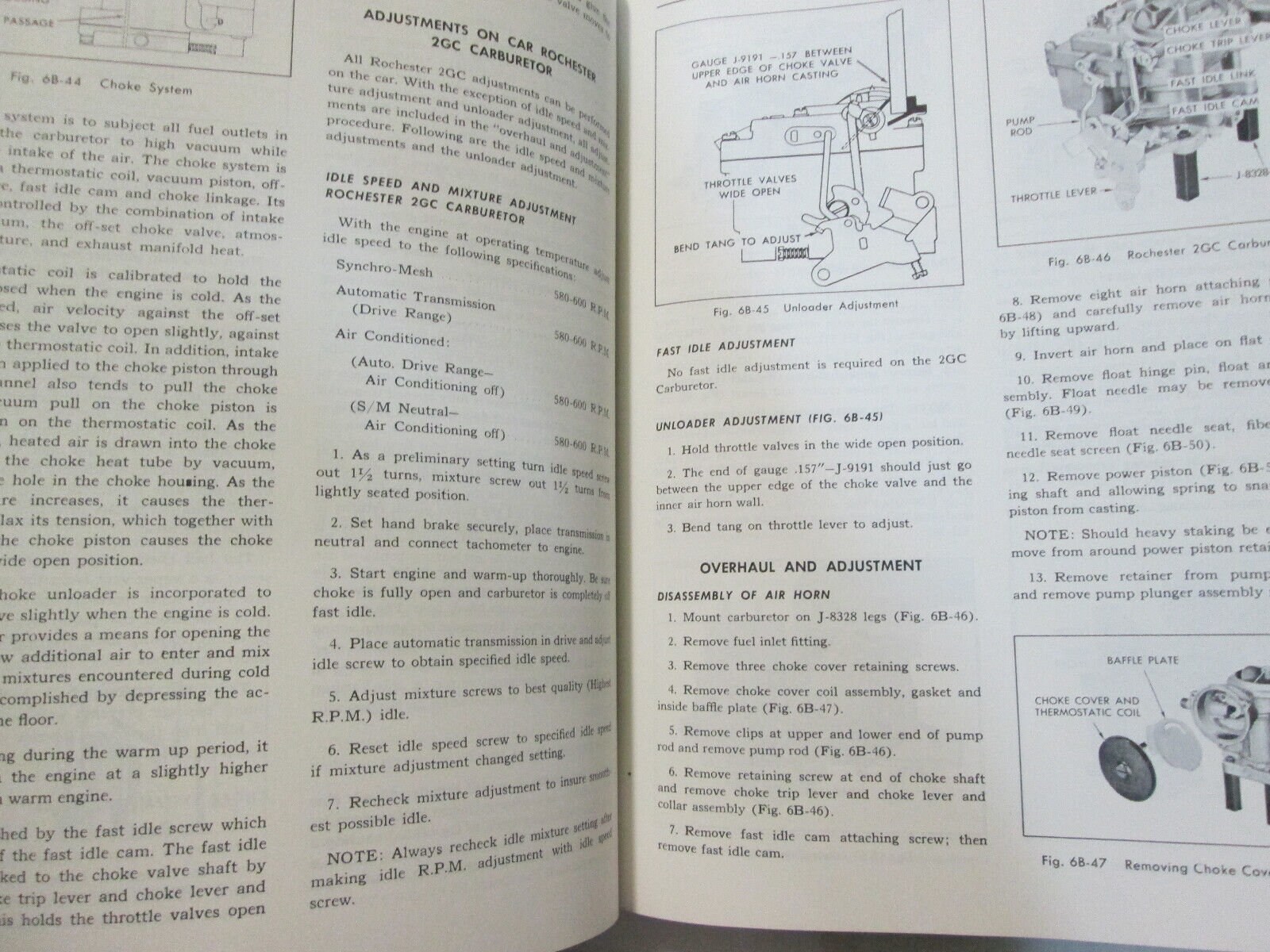 1961 GM Pontiac TEMPEST Service Repair Shop Manual Factory OEM Final ...