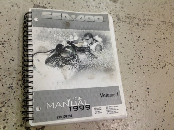 1999 Sea Doo Gs Gti Gts Spx Gsx Models Gtx Models Xp Service - Etsy