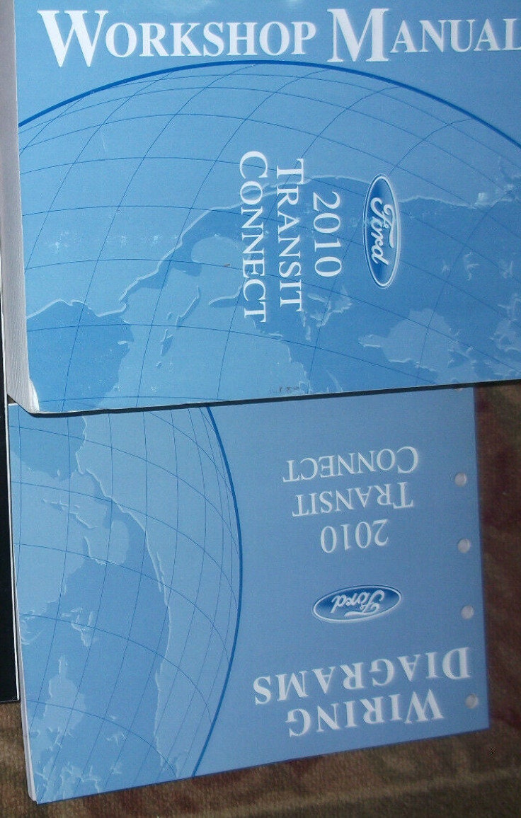 2010 Ford Transit Connect Service Shop Repair Manual Set OEM W EWD ...