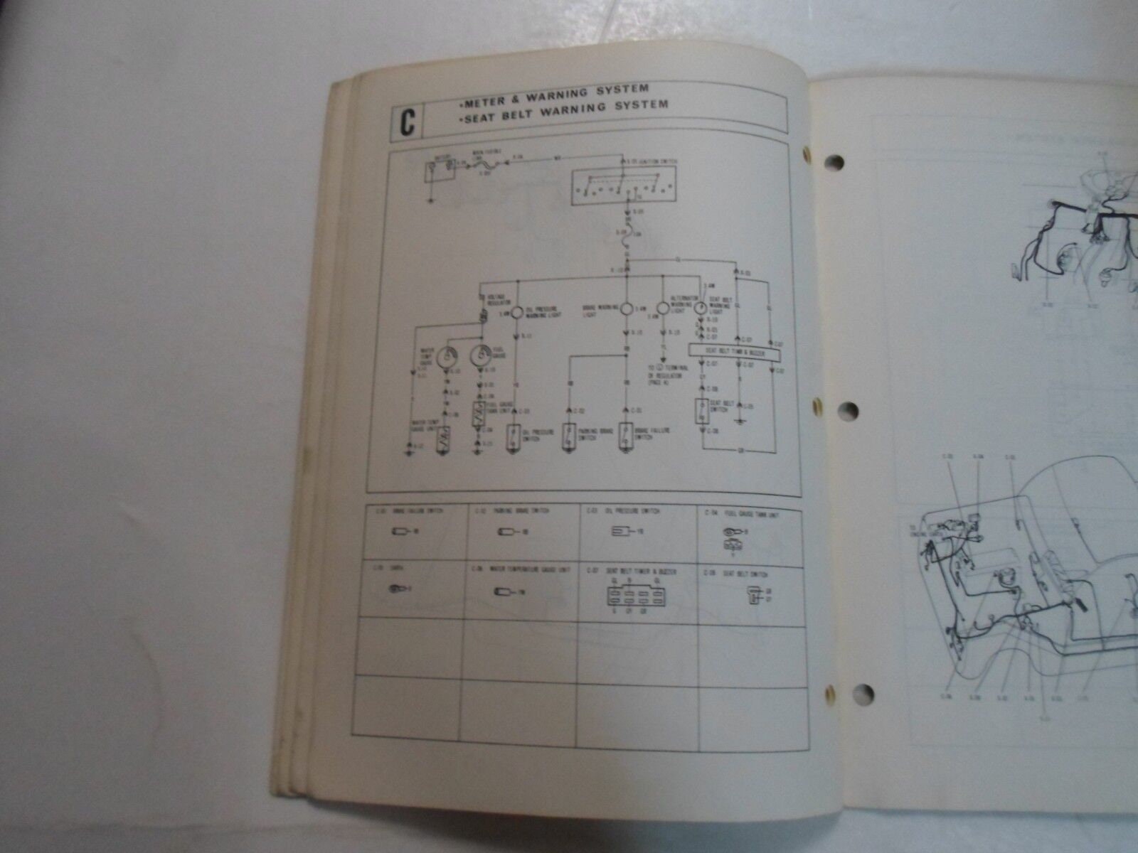 1980 Mazda B2000 Wiring Diagram Shop Manual Stained Faded Factory Oem Book 80 - Etsy
