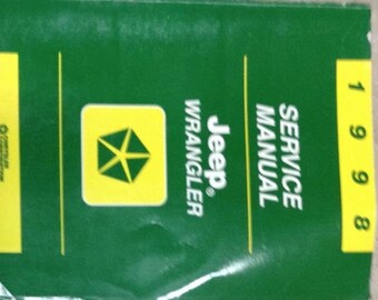 Jeep Wrangler Workshop Manual - Etsy