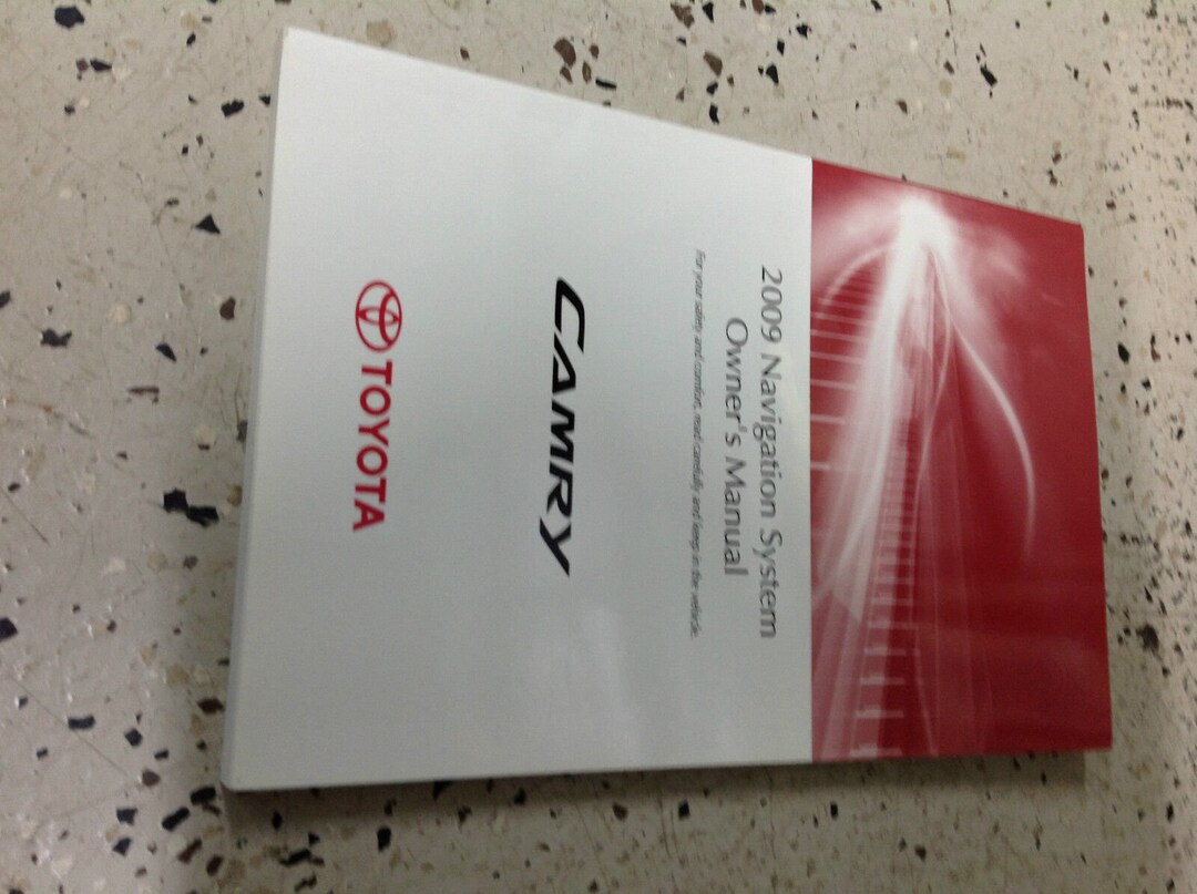 2009 Toyota Camry Navigation System Owners Owner's Manual Factory - Etsy
