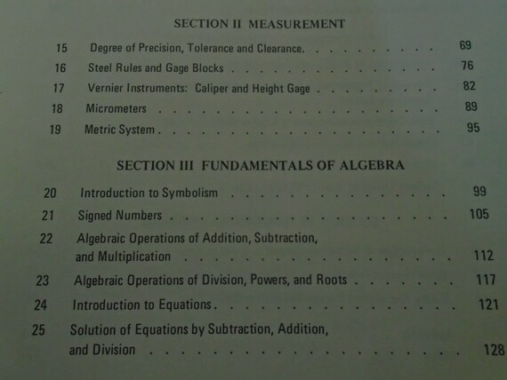 1974 Mathematics for Machine Technology Manual FACTOR… - Gem