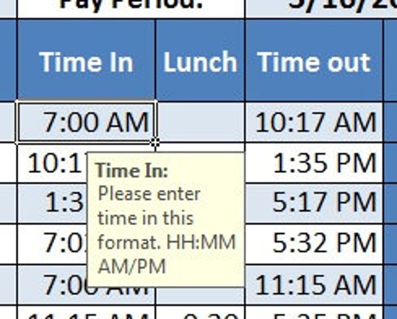 Overtime Calculator Spreadsheet - Weekly and Biweekly - Microsoft Excel ...