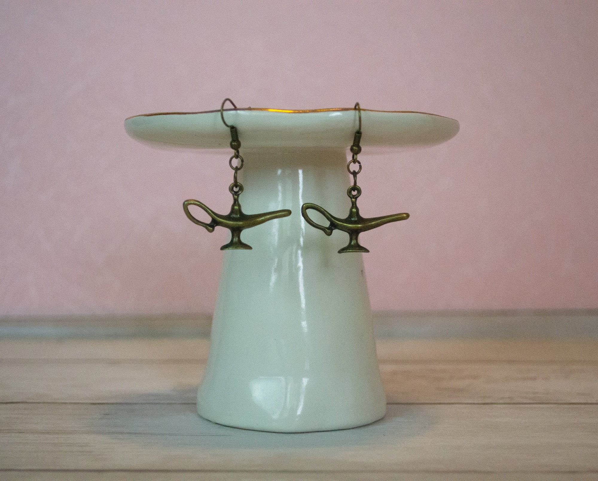 Magic Lamp Jewelry Aladdin Jewelry Aladdin Earrings Genie - Etsy