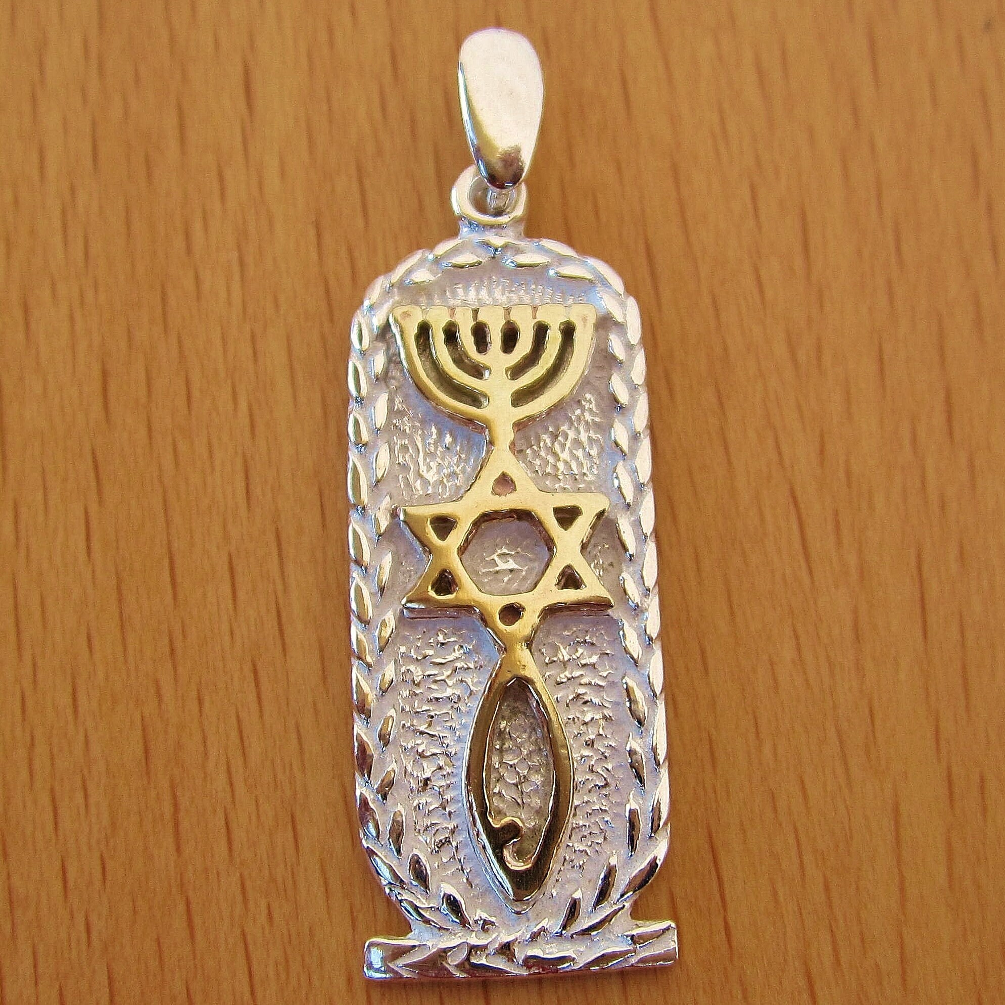Grafted-in Pendant // Messianic // Scripture Enscription on Back - Etsy