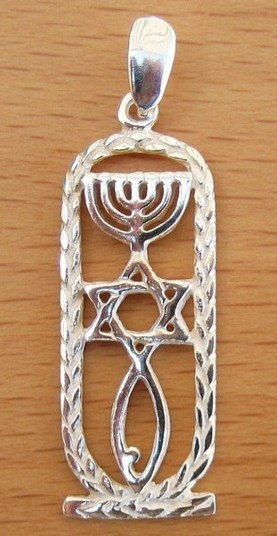 Grafted-In Silver Pendant | Etsy