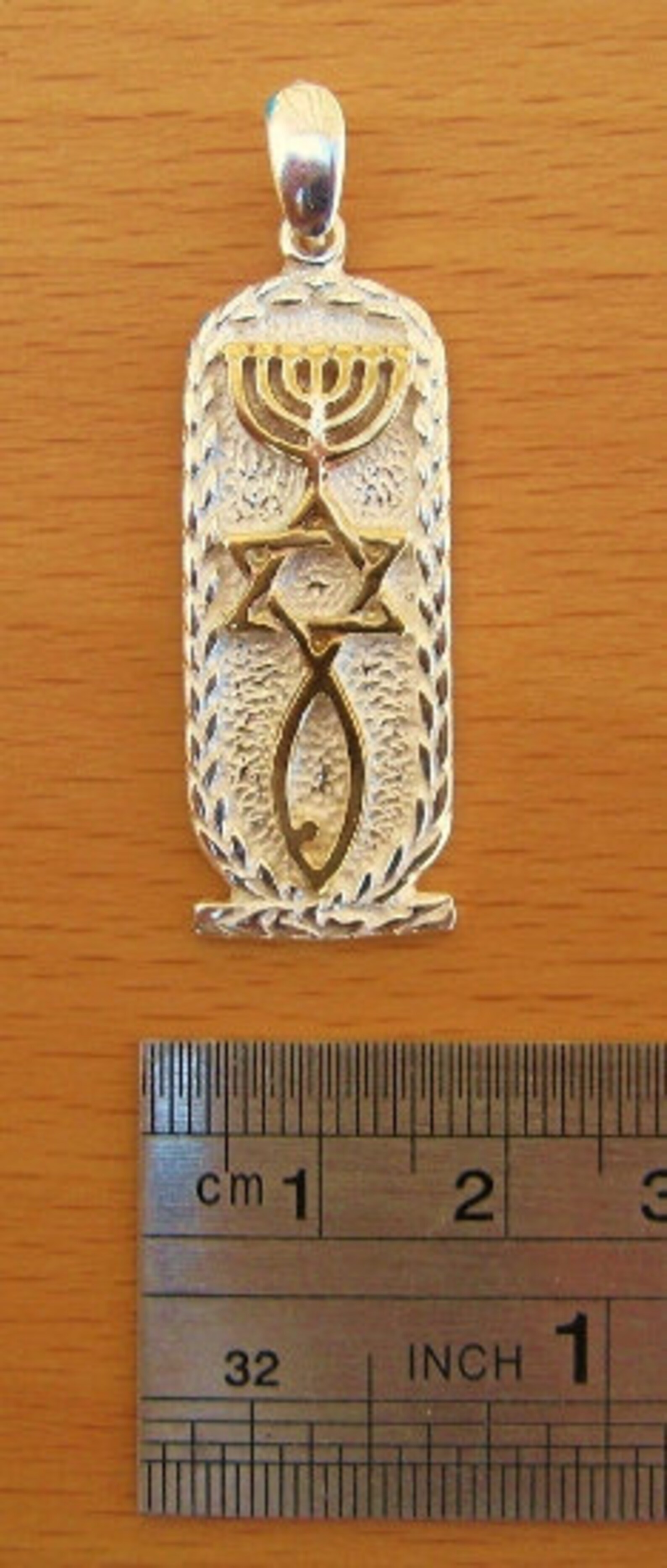 Grafted-in Pendant // Messianic // Scripture Enscription on Back - Etsy