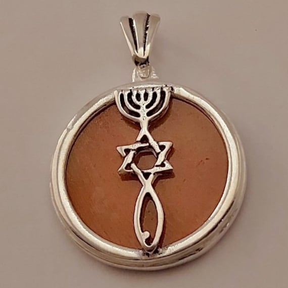 Grafted-in Pendant Jerusalem Stonemessianic - Etsy