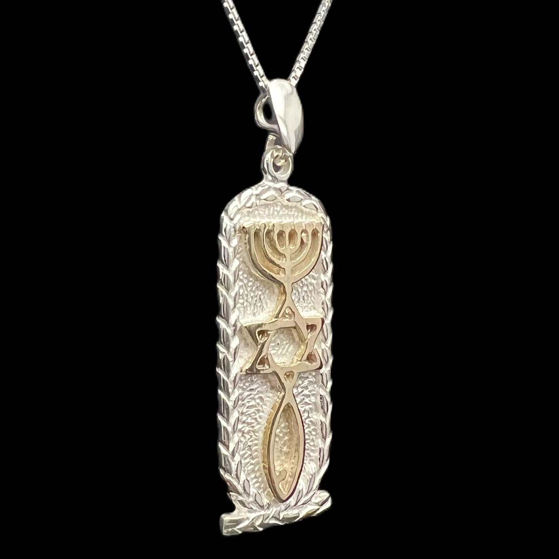 Grafted-in Pendant // Messianic // Scripture Enscription on Back - Etsy