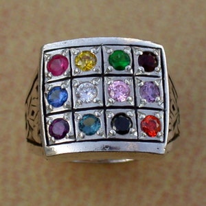 Twelve Tribes Ring// Aaron's Breastplate of Decision//judaica - Etsy