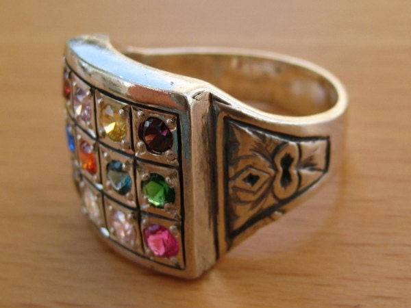 Twelve Tribes Ring// Aaron's Breastplate of Decision//judaica - Etsy