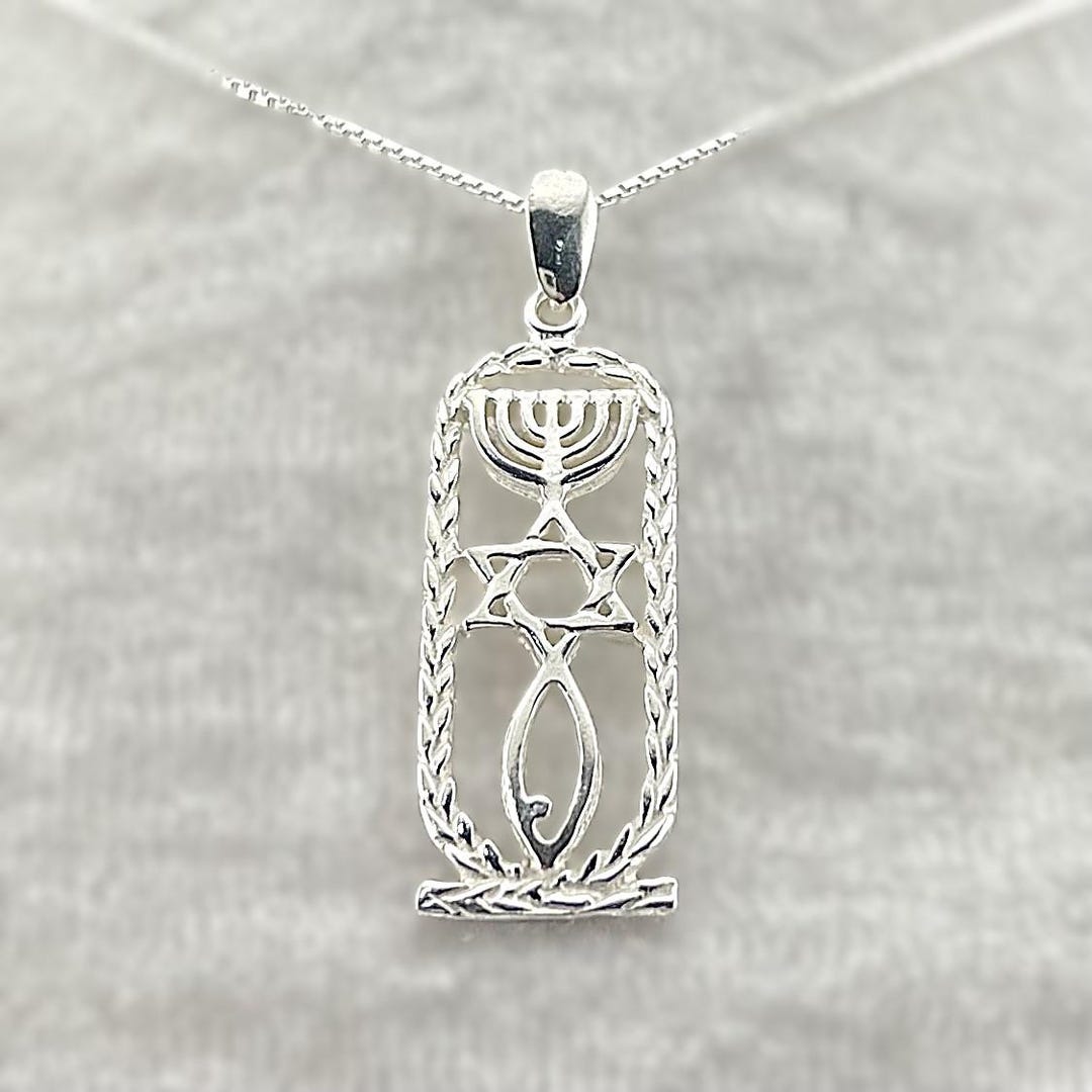 Grafted-in Silver Pendant - Etsy