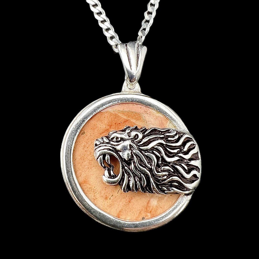Lion of Judah Pendant//jerusalem Stone - Etsy