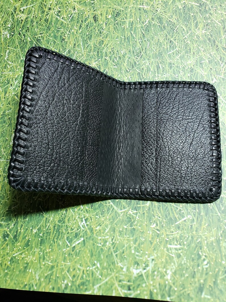 Hand tooled front pocket wallet | Etsy