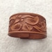 Hand Tooled Leather Wrist Band. - Etsy
