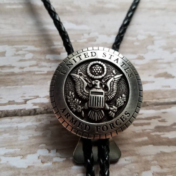 Military Bolo Tie - Etsy