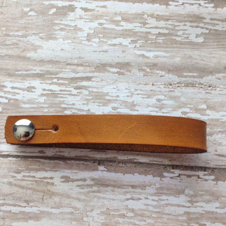 Leather Acoustic Guitar Strap Button Holder | Etsy