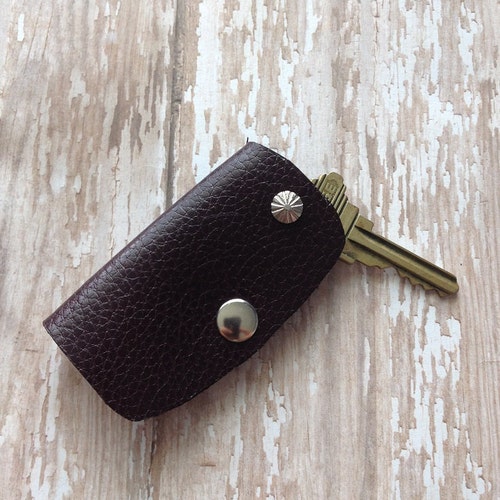 Belt Key Keeper Black Leather. Basic. Belt Loop Key Holder - Etsy