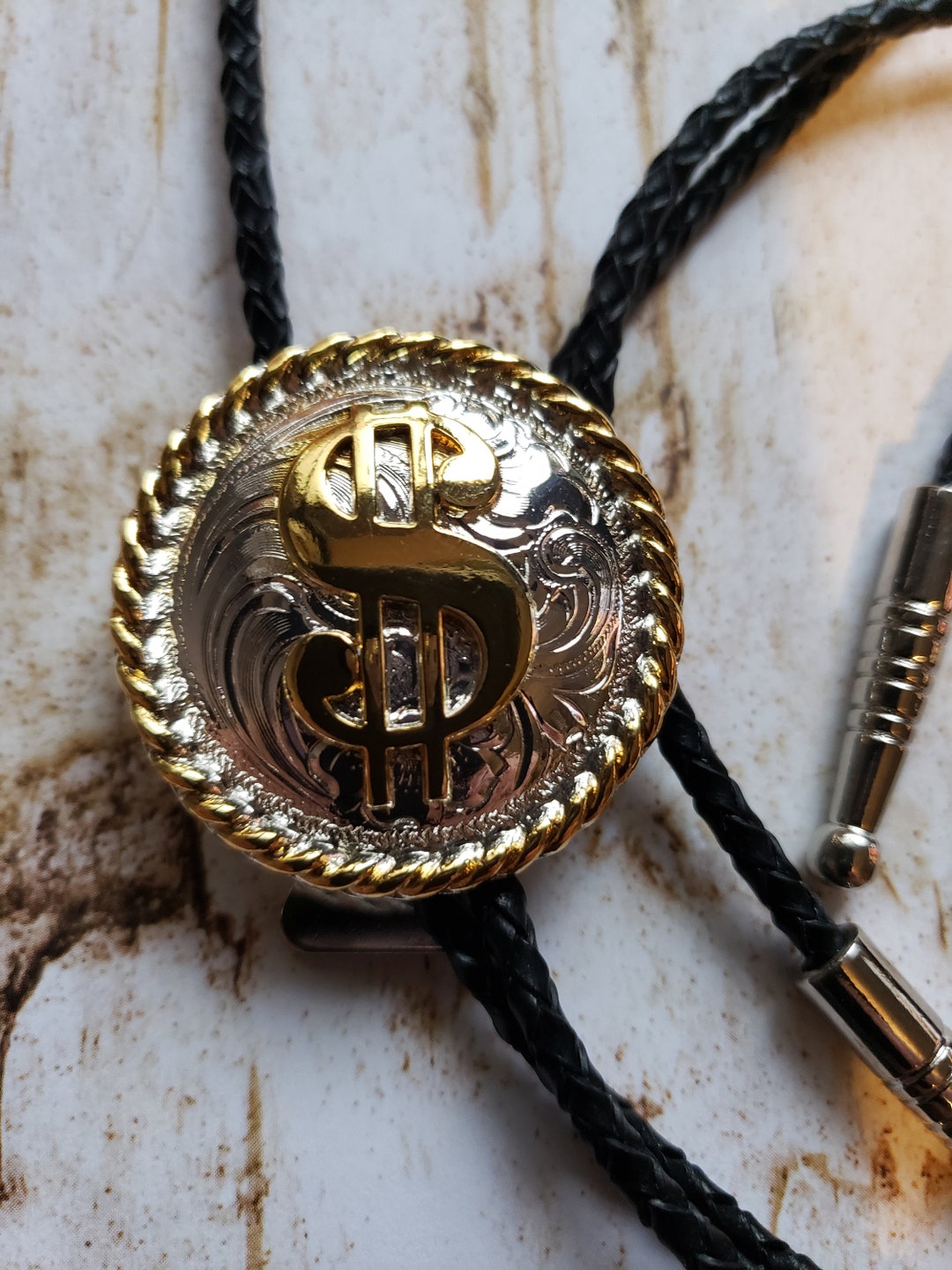 NEW!!!! Dollar Sign Bolo Tie - Etsy