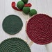 Round Rug Crochet Cotton Rope Natural Oversized Doily Rug - Etsy