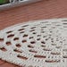 Crochet Carpet Big Round Rug - Boho Cotton Rope Crochet Rug - Natural ...