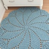 Crochet Carpet Big Round Rug Boho Cotton Rope Crochet Rug Natural ...