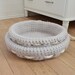 Wool Pet Bed With Cotton Rope Tassels Crochet Dog Beds - Etsy