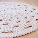 Round Rug Crochet Cotton Rope Natural Oversized Doily Rug - Etsy