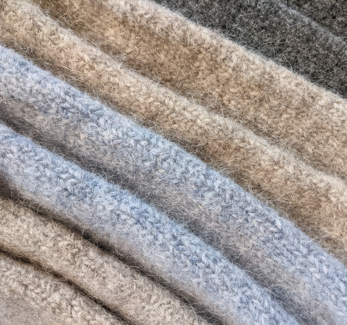 Boiled wool leg warmers Ice blue knit felted leg warmers | Etsy