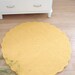Yellow Rug, Round Crochet Wool Rug, Nursery Sun Rug, Knit Rug Sun ...