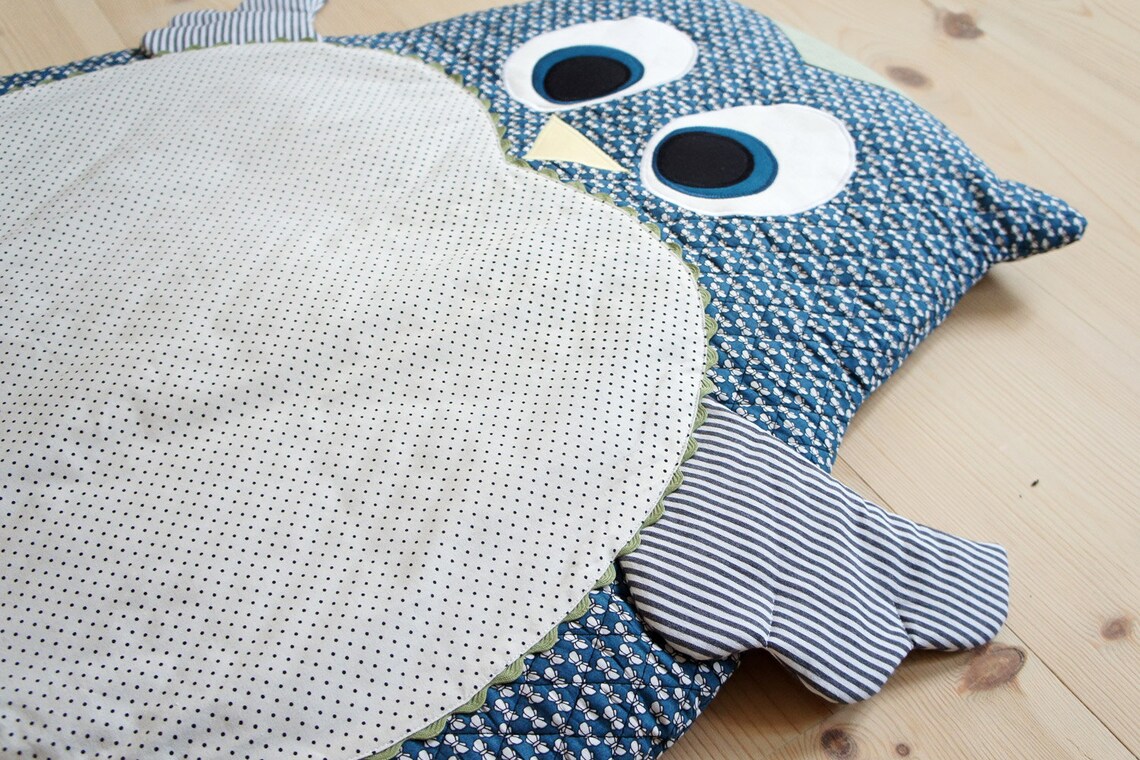 Owl Baby Mat / Play Mat / Floor Cushion DIY Tutorial PDF (lettersize ...