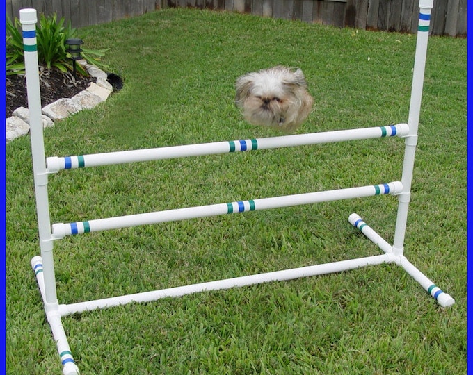 Dog Agility Single Double Bar Jump - AKC Reg. Size - Superior Quality ...