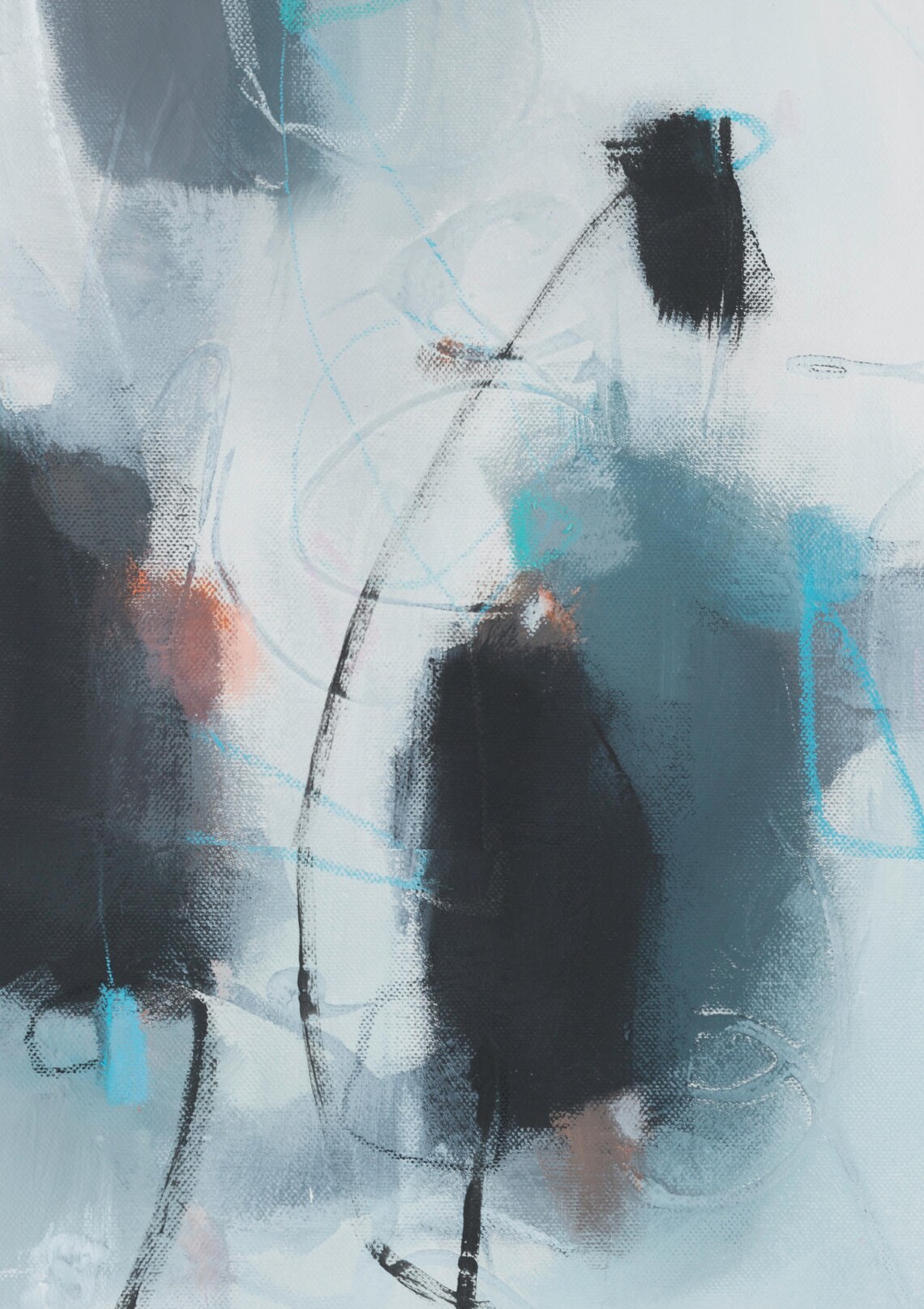 Abstract Art Print Office Wall Art Canvas Print Large - Etsy