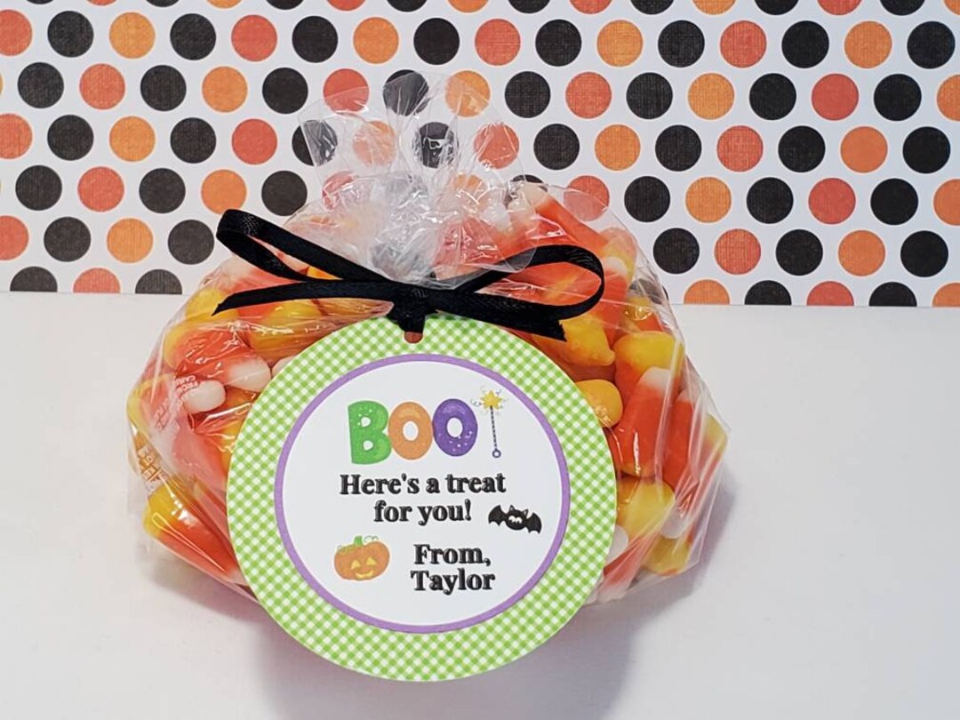 Halloween Party Favor Tags, Halloween Birthday Treat Tags: BOO Here's a ...