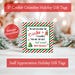 12 Days of Snack-mas Gift Tags, Twelve Days of Christmas Gift Tags ...